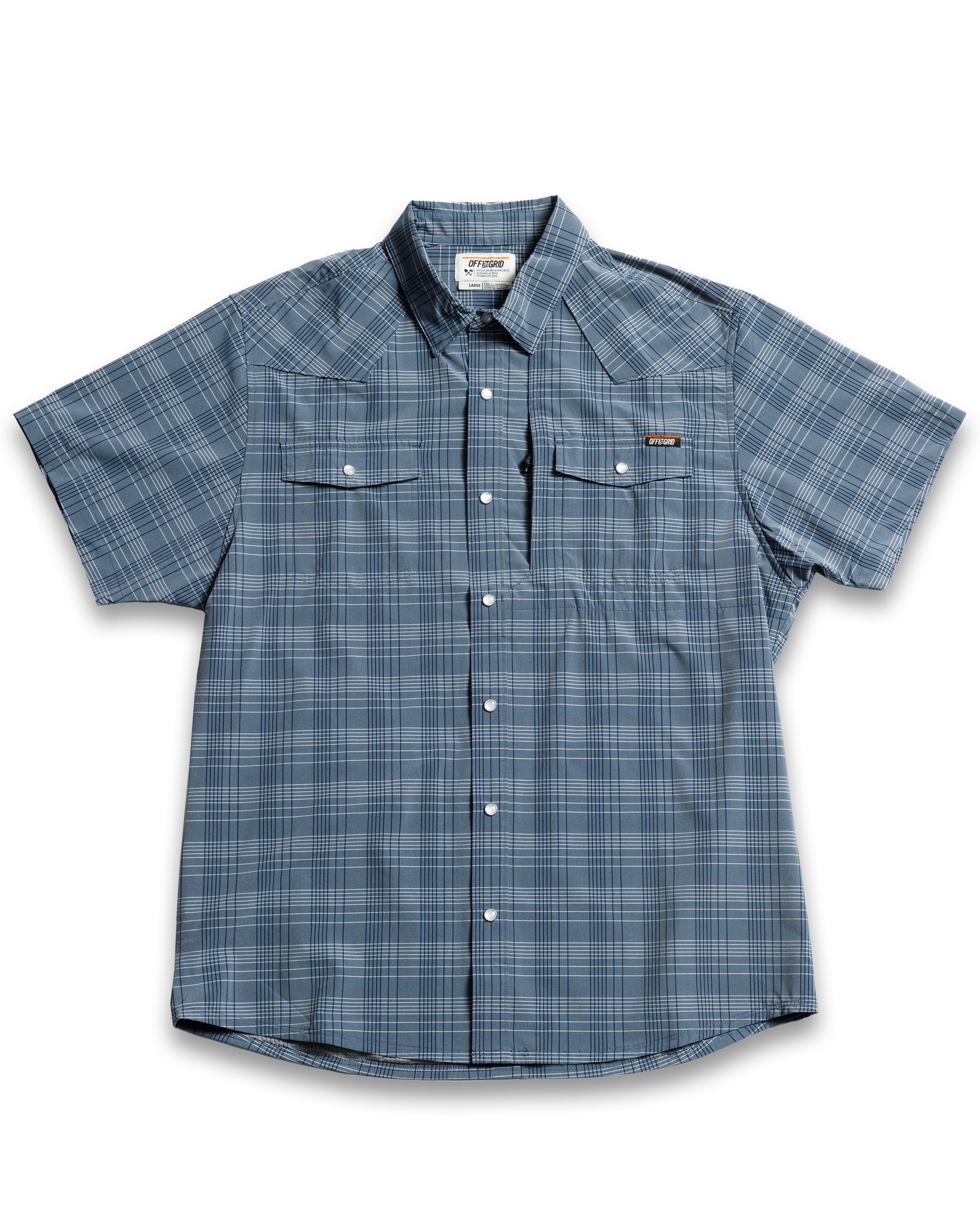 OTG Deke SS Shirt - Dusty Royal – Rustic Mtn Overland