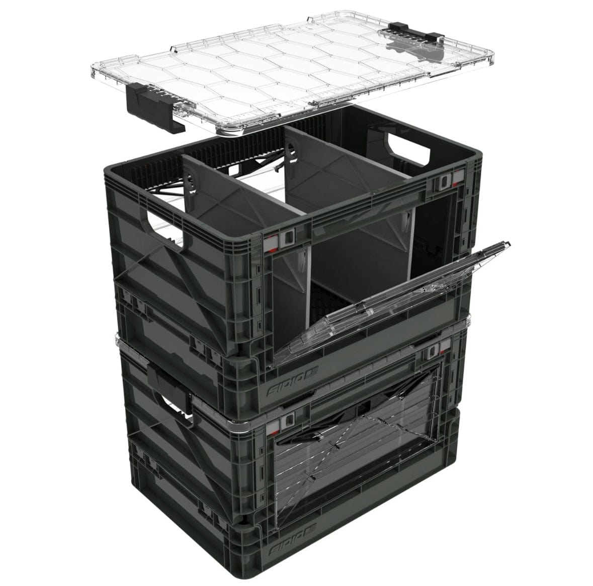 Sidio Full Size Collapsible Storage Crate – Rustic Mtn Overland